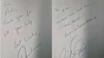 Virat Kohli, Anushka Sharma Pose For Photo And Leave Sweet Notes For ...