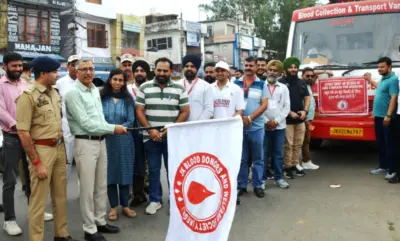 DC Kathua flags off blood collection and transport van for Basohli ...