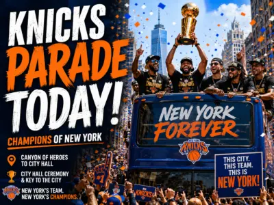 What Time is the Knicks Parade Today? Start Time, Route, City Hall ...
