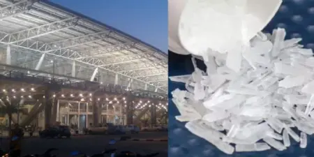 চেন্নাই বিমানবন্দরে প্রায় ৫ কোটি টাকার ক্রিস্টাল মেথ উদ্ধার, পলাতক ...