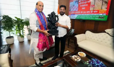 CM Revanth Reddy urges Defence Minister Rajnath Singh to develop ...