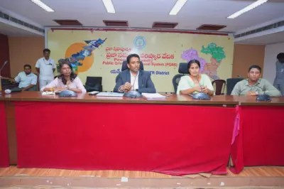 Maldives Delegation Applauds NTR District's Model of Transparent Rural ...