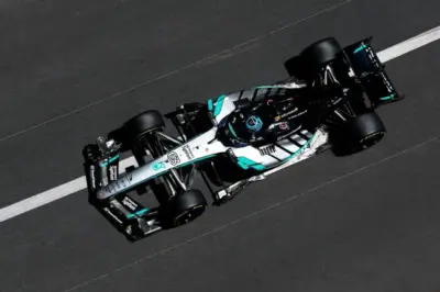 Mercedes faces €100 fine as George Russell breaks pit lane speed limit ...