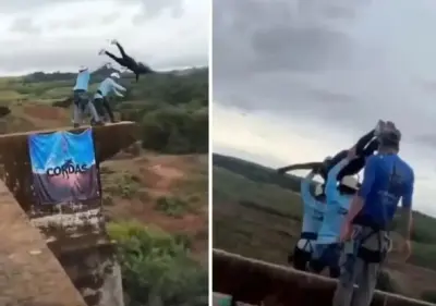 New videos raise questions in fatal Brazil bridge jump tragedy | Dailyhunt