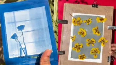 The viral blueprint hobby taking over summer: What are cyanotypes and ...