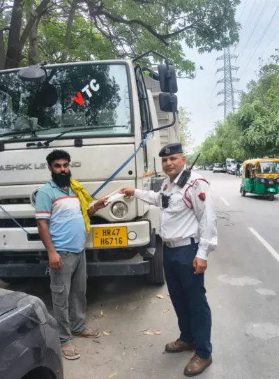 Gurugram traffic police issue over 13,000 challans in a week | Dailyhunt