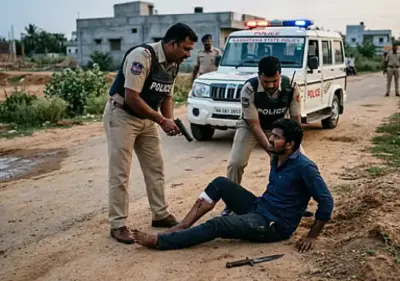Robbery accused shot in leg after attacking police with dagger | Dailyhunt