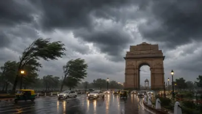 Delhi Weather Alert: Rain May Bring Relief Today, Strong Winds Up to 60 ...