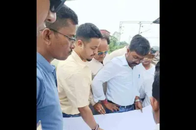 Railway overbridge work starts at Ghoramara in Kamakhyaguri after long ...