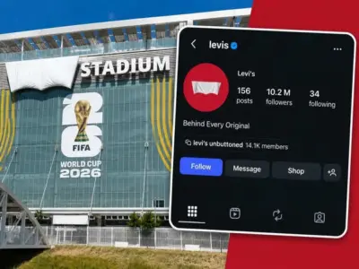 Why the covered Levi's logo at the FIFA World Cup has the internet ...