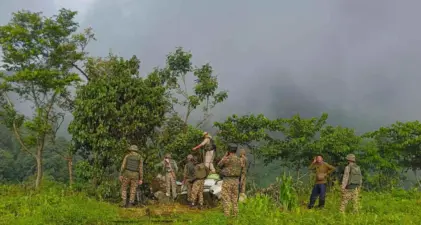 Security forces seize arms in Manipur search ops, destroy bunkers ...
