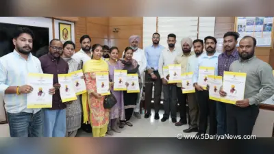 Harpal Singh Cheema hands appointment letters to 14 newly recruited ...