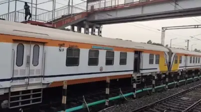 Tripura: Electric MEMU train arrives at Sabroom for trial run ahead of ...