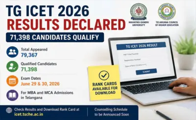 TG ICET 2026 Results Out: Download Scorecard and Rank Card | Dailyhunt