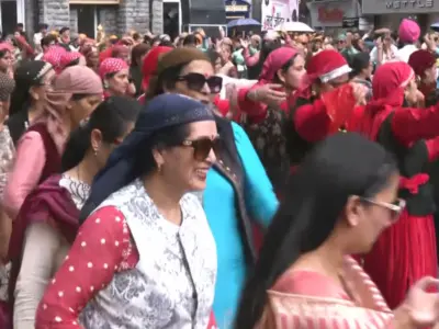 Over 300 women perform Maha Nati at Shimla festival, pledge against ...