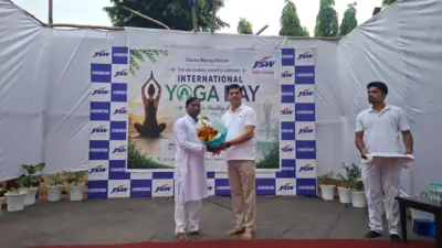 JSW Odisha Mining Division Celebrates International Yoga Day | Dailyhunt
