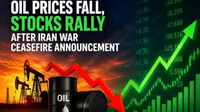 Oil prices fall, stocks rally after Iran war ceasefire announcement ...