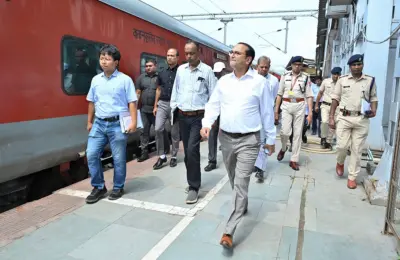 NFR GM reviews Ambubachi Mela arrangements at Kamakhya Station in ...