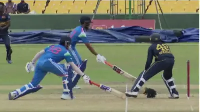 Watch: Priyansh Arya suffers bizarre run-out after bat gets stuck under ...