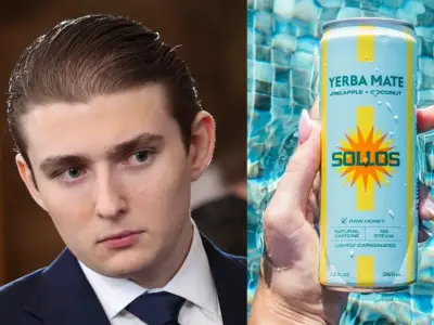 Donald Trump's Son Barron Enters Energy Drink Market: What is SOLLOS ...