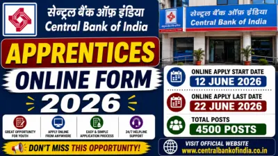 Central Bank of India Apprentice Recruitment 2026 | Dailyhunt
