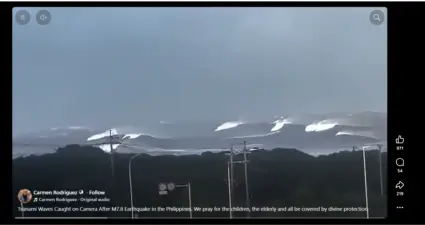 Video From Japan Shared As Tsunami Striking Philippines After Deadly ...