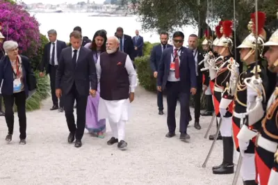 PM Modi, Macron Visit Villa Kerlyos After Joint Appearance At Bharat ...