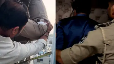 Cop risks life to save man attempting suicide in Surat; netizens laud ...