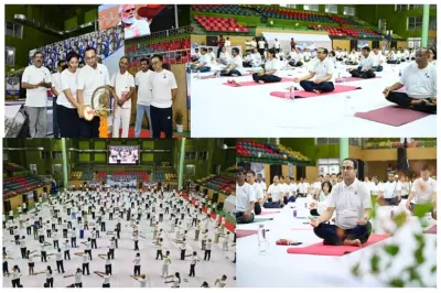 Northeast Frontier Railway (NFR) Marks International Yoga Day With Mass ...