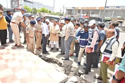 DGP Anand, HYDRAA team review waterlogging hotspots, highlight progress ...