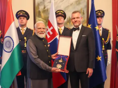 Slovakia confers highest civilian honour 'Order of the White Double ...