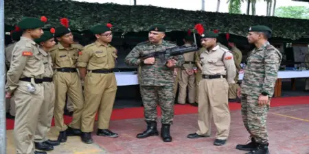 Gajraj Corps Inspires 550 NCC Cadets Through Motivational Weapon ...