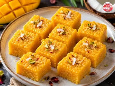 Mango Coconut Barfi : मँगो कोकोनट बर्फी! | Dailyhunt