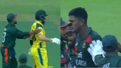Watch: Josh Inglis involved in a heated exchange with Nahid Rana ...