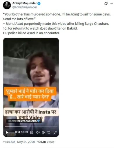 Ghaziabad Murder Case: Viral Video Does Not Show Accused Asad Boasting ...