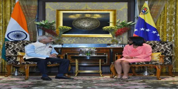 S.Jaishankar Meets Venezuela's Acting President Delcy Rodríguez in New ...