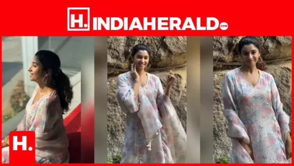 Priya Bhavani Shankar Serving Pure Fire: Floral Magic & Killer Curves ...