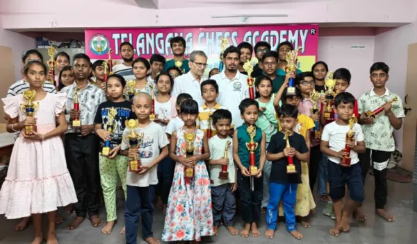 Kovidh Kushal Reddy, P. Lasya win under-18 titles at Telangana chess ...