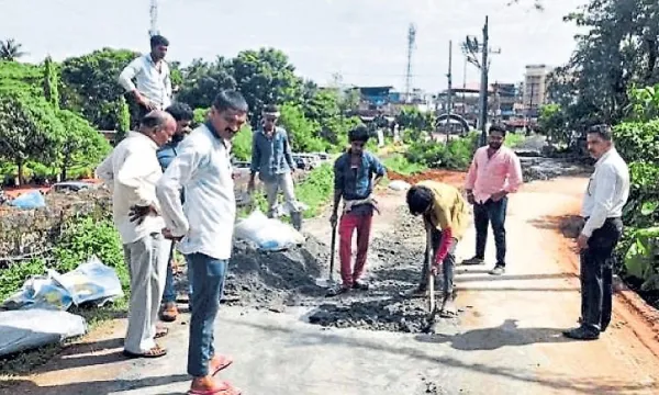 Sullia: Poor quality concrete road: Cleared for the second time | Dailyhunt