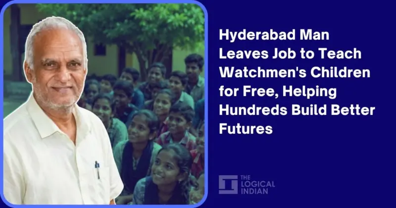 Hyderabad Man Leaves Job to Teach Watchmen's Children for Free, Helping ...