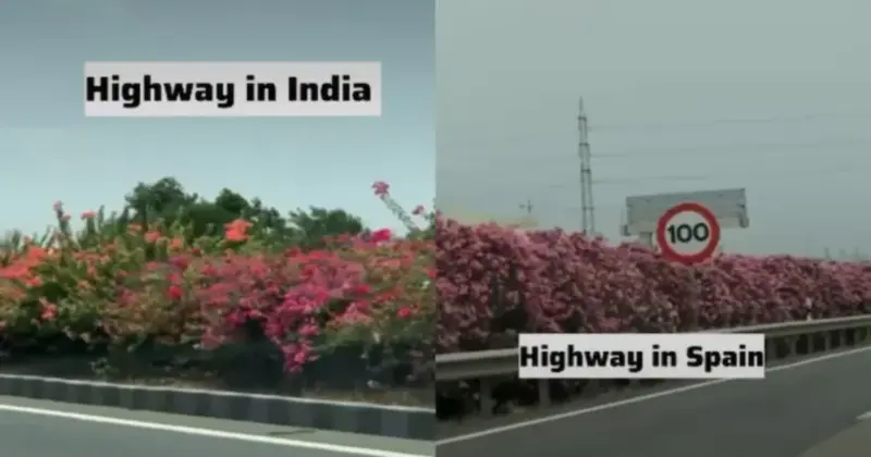 Indian Creator's Viral India vs Spain Highway Comparison Shows How Far ...