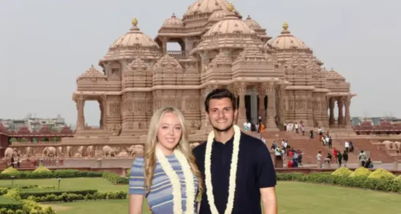 Trump's daughter Tiffany visits Taj Mahal, Akshardham temple | Dailyhunt