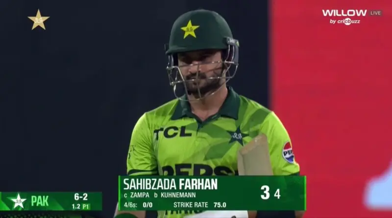 Watch: Adam Zampa Takes Breathtaking Catch to Dismiss Sahibzada Farhan ...