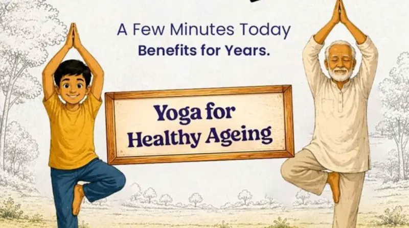Yoga for Healthy Ageing: IDY 2026 Theme Announced | Dailyhunt