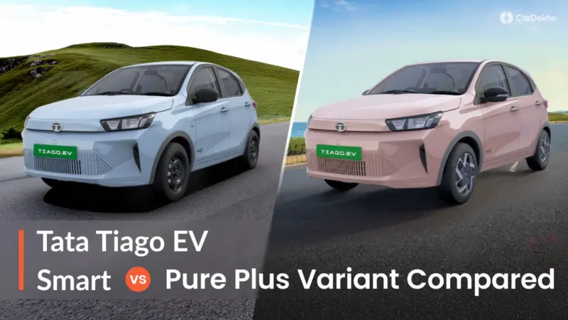 Tata Tiago EV Smart Vs Pure Plus Variant Compared: Is It Worth The ...