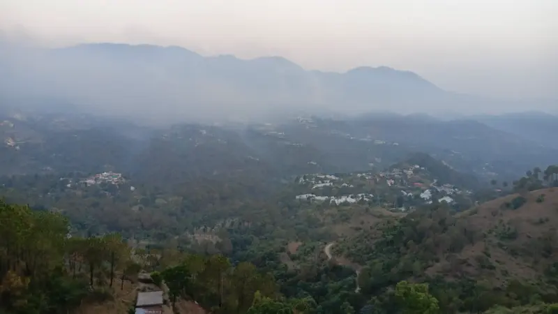 Smoke chokes Solan city as forest fires rage | Dailyhunt