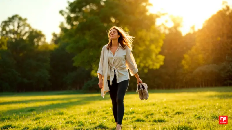 Why People Are Suddenly Interested In Walking Barefoot On Grass Again