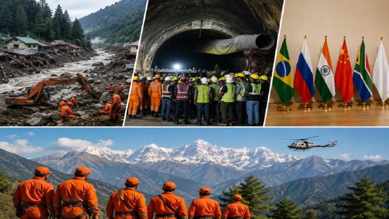 BRICS Applauds Uttarakhand's Disaster Response, Dharali and Silkyara ...
