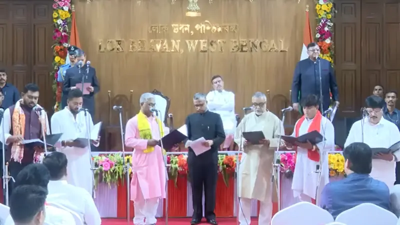 West Bengal Cabinet Expansion: 35 MLAs Take Oath As Ministers In ...