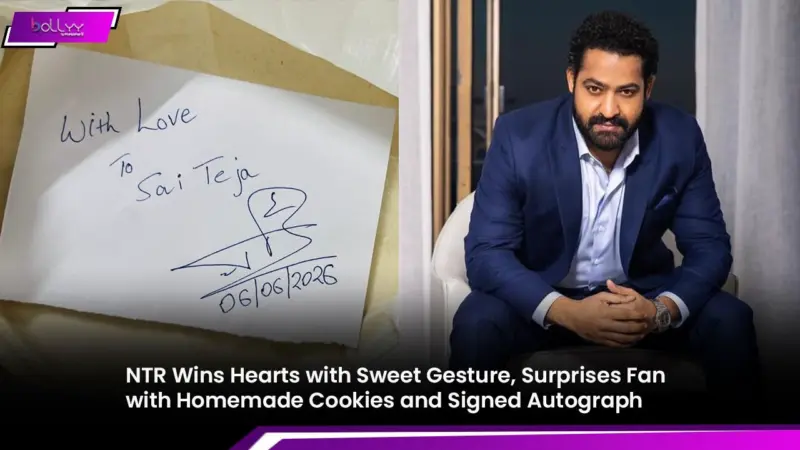 NTR Wins Hearts with Sweet Gesture, Surprises Fan with Homemade Cookies ...